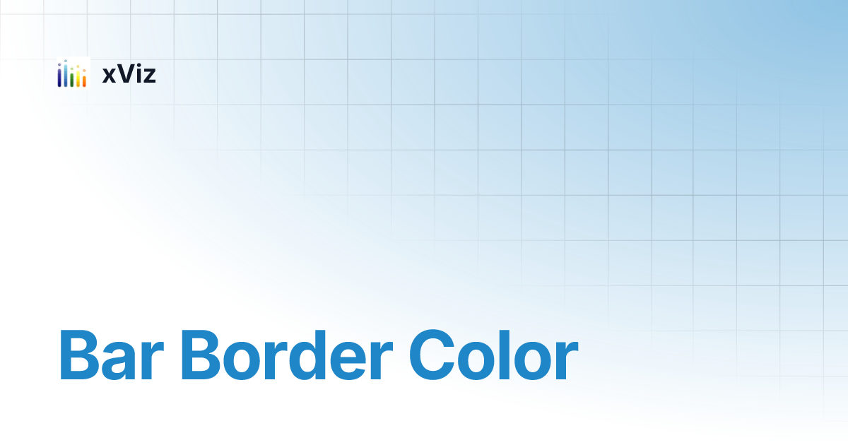 Bar Border Color | xViz